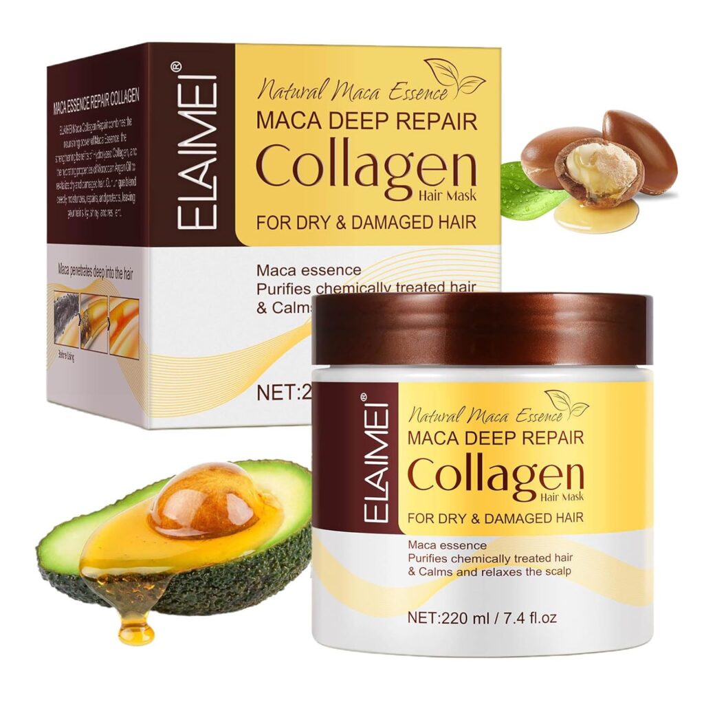 Elaimei Collagen Deep Conditioning Hair Mask | Nourishing Hair Repair ...